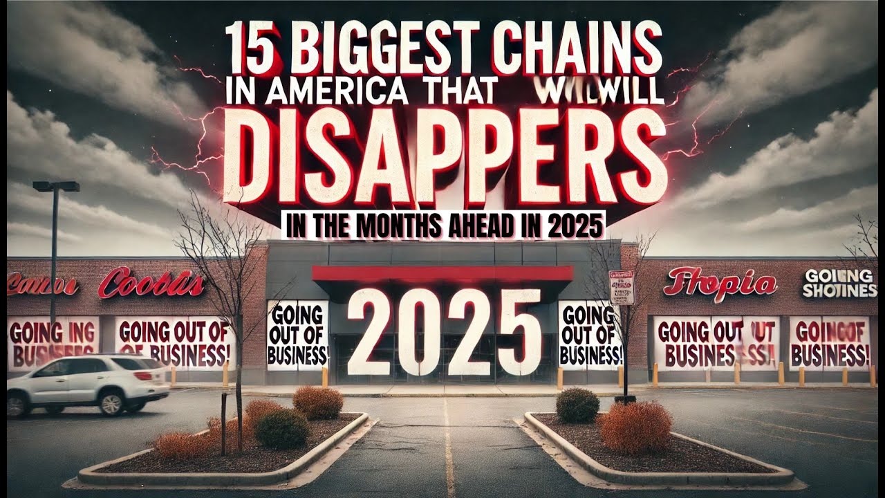 15 Biggest Chains In America that WILL DISAPPEAR In the Months Ahead in ...