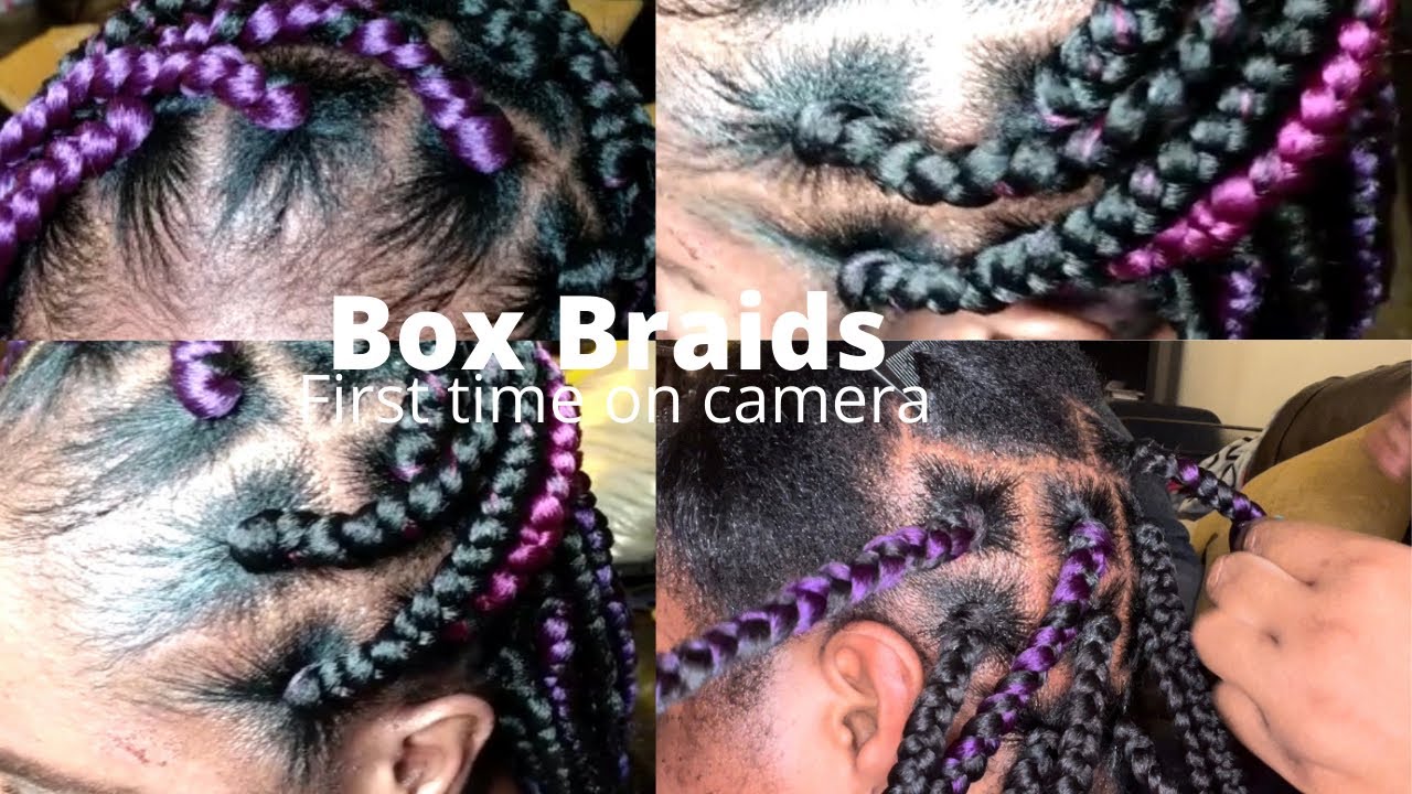 Box Braids| First time on camera| How did I do y’all? - YouTube