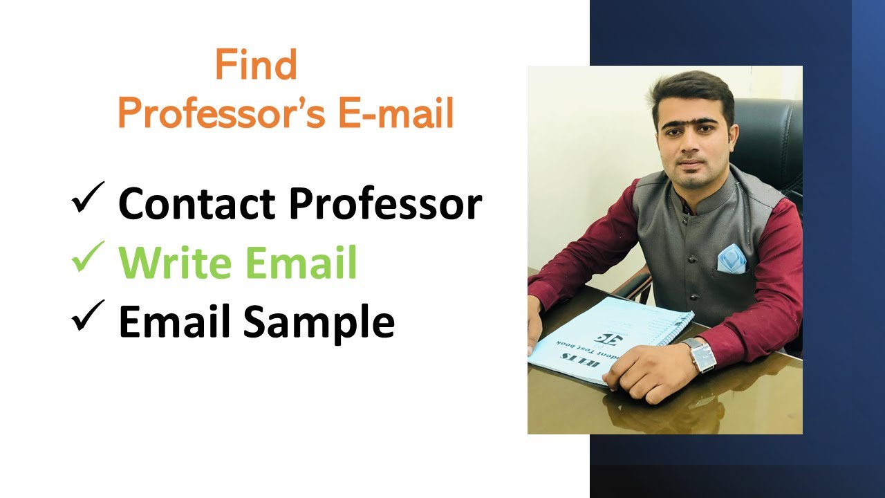 How to find professor's email | write email | contact professor - YouTube