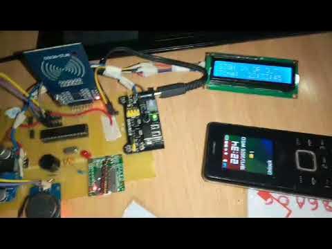 RFID & GSM SMS Based Attendance System - YouTube