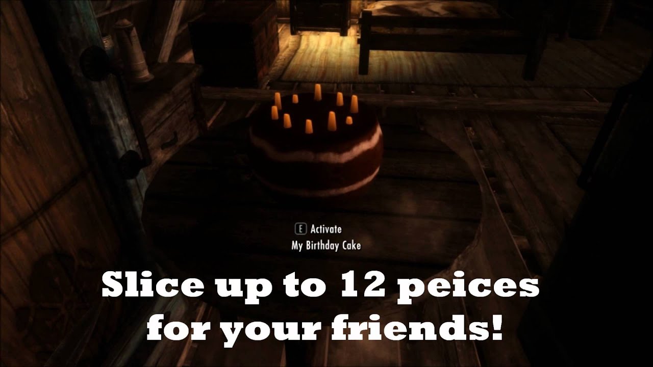 Skyrim Mod: Happy Birthday to You! - YouTube