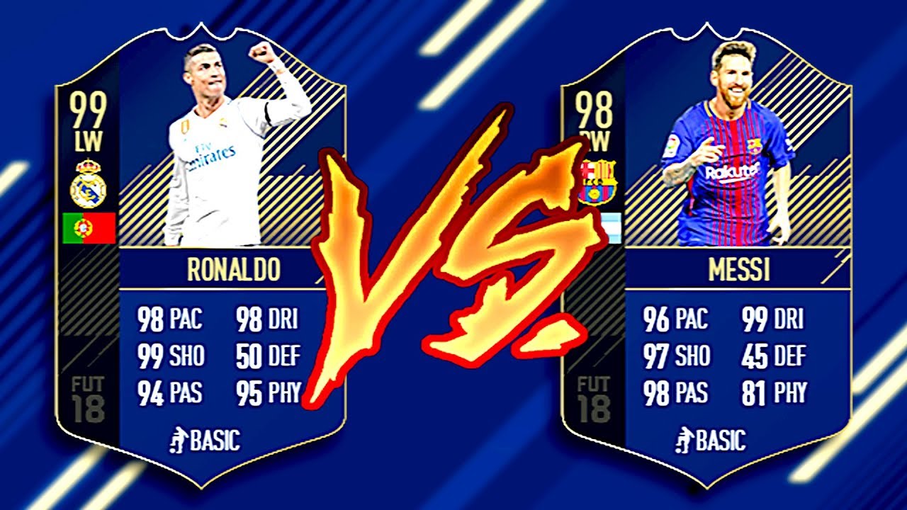 RONALDO TOTY VS MESSI TOTY - Fifa 18 Ultimate Team - YouTube