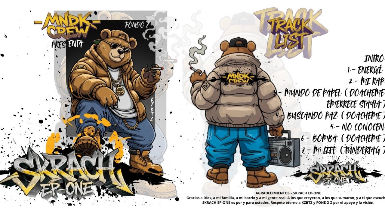MUNDO DE PAPEL - SKRACH FT DOACHEME. EMERRECE STAYLA ( EP ONE ) FONDO Z ...