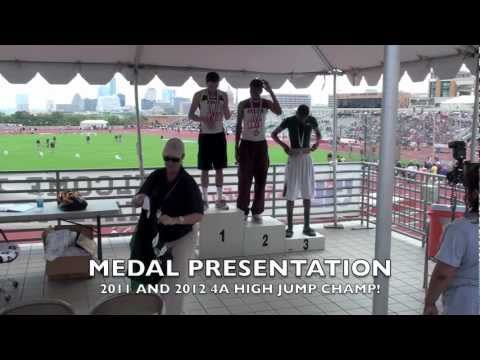 Logan Brittain 2012 4A state high jump - YouTube