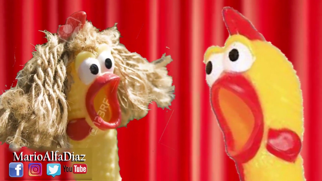 Feliz Navidad con Pollos de hule (pollos de goma) - YouTube
