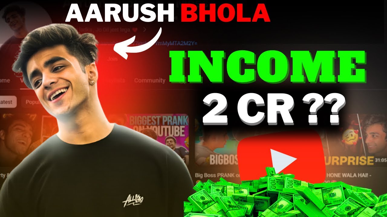 Aarush Bhola ke Hidden Income Sources 🤯 #aarushbhola - YouTube
