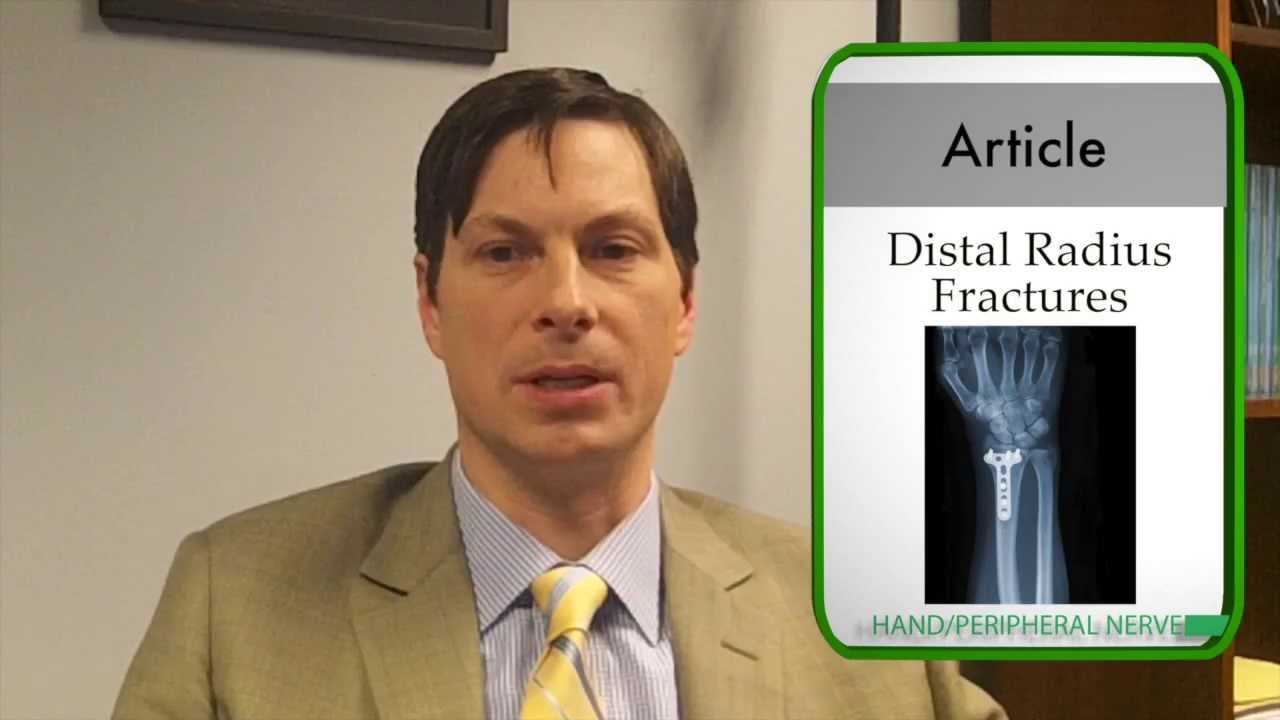 PRSJournal.com Video Discussion: Alex Spiess on Wrist Fractures in the ...