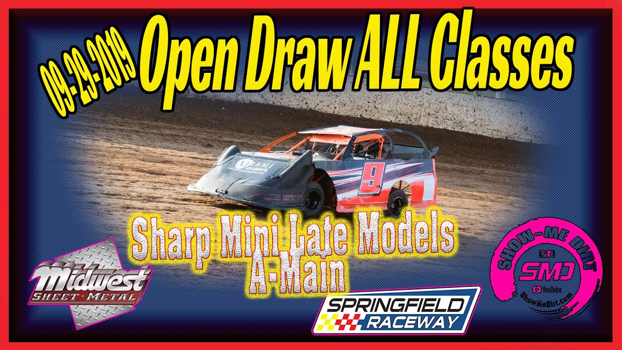 Sharp Mini Late Model A-Main Springfield Raceway S03 E502 09 29 2019 ...