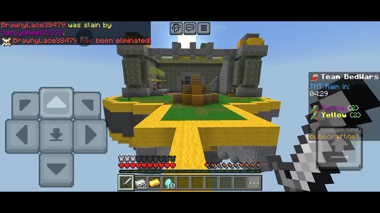 jogando bed wars - YouTube