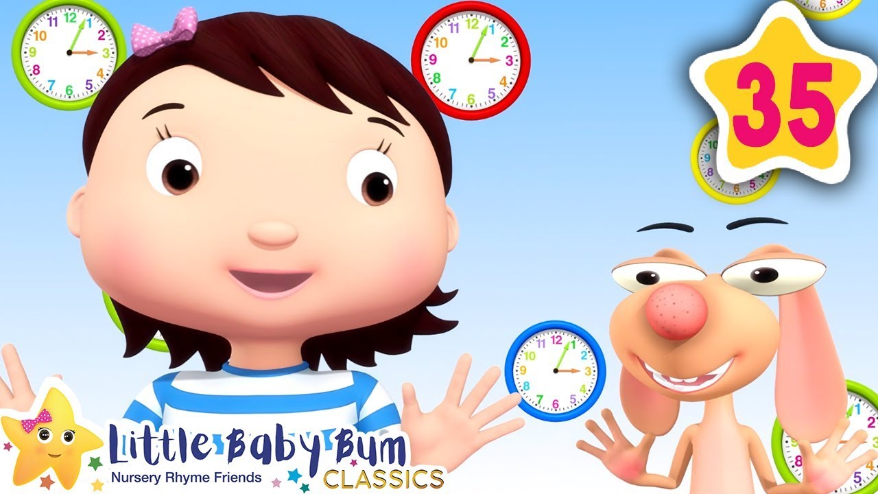 Telling Time V2 | Little Baby Bum | Baby Songs & Nursery Rhymes ...