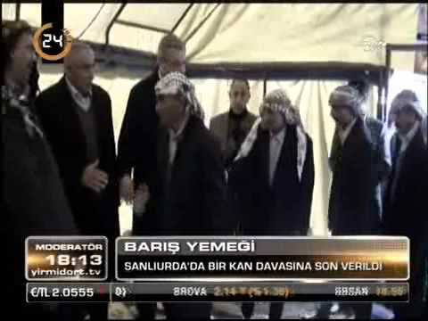 İzol Aşireti reisi Zülfikar İzol'ün barış yemeği