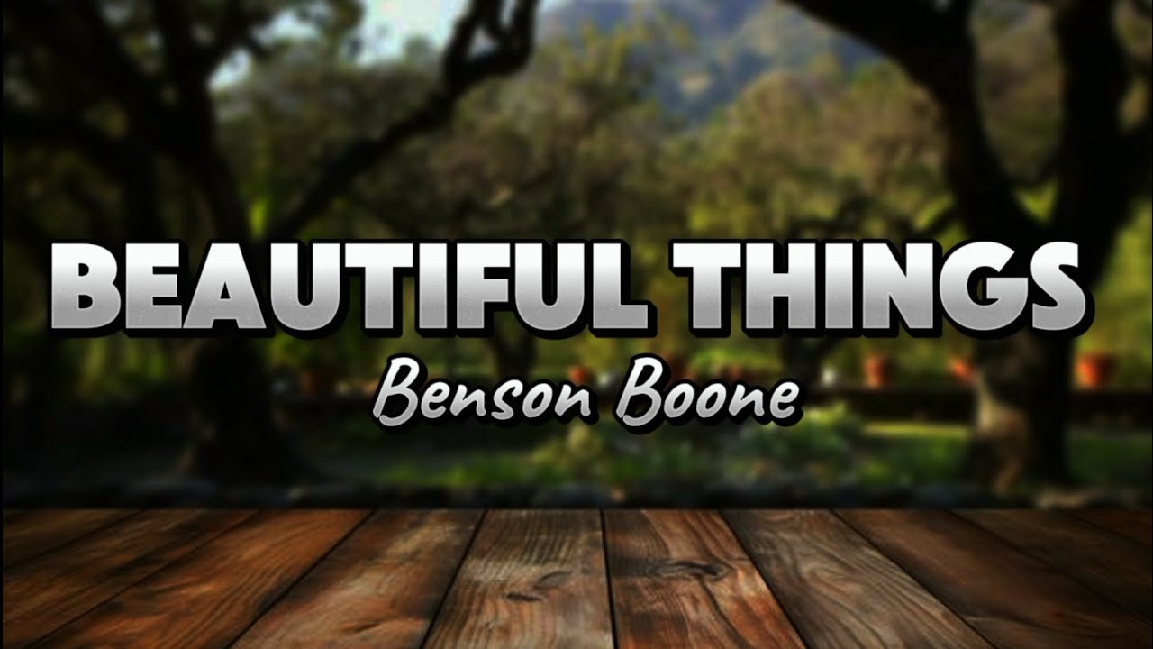 Beautiful Things - Benson Boone - YouTube