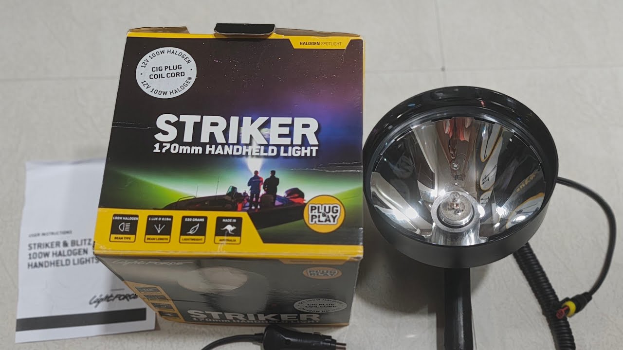 Light Force Hunting Light. Striker 170. - YouTube