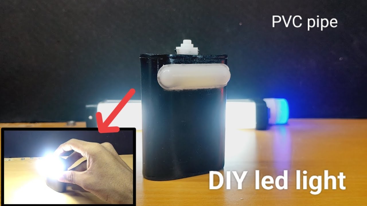 diy portable led light - YouTube