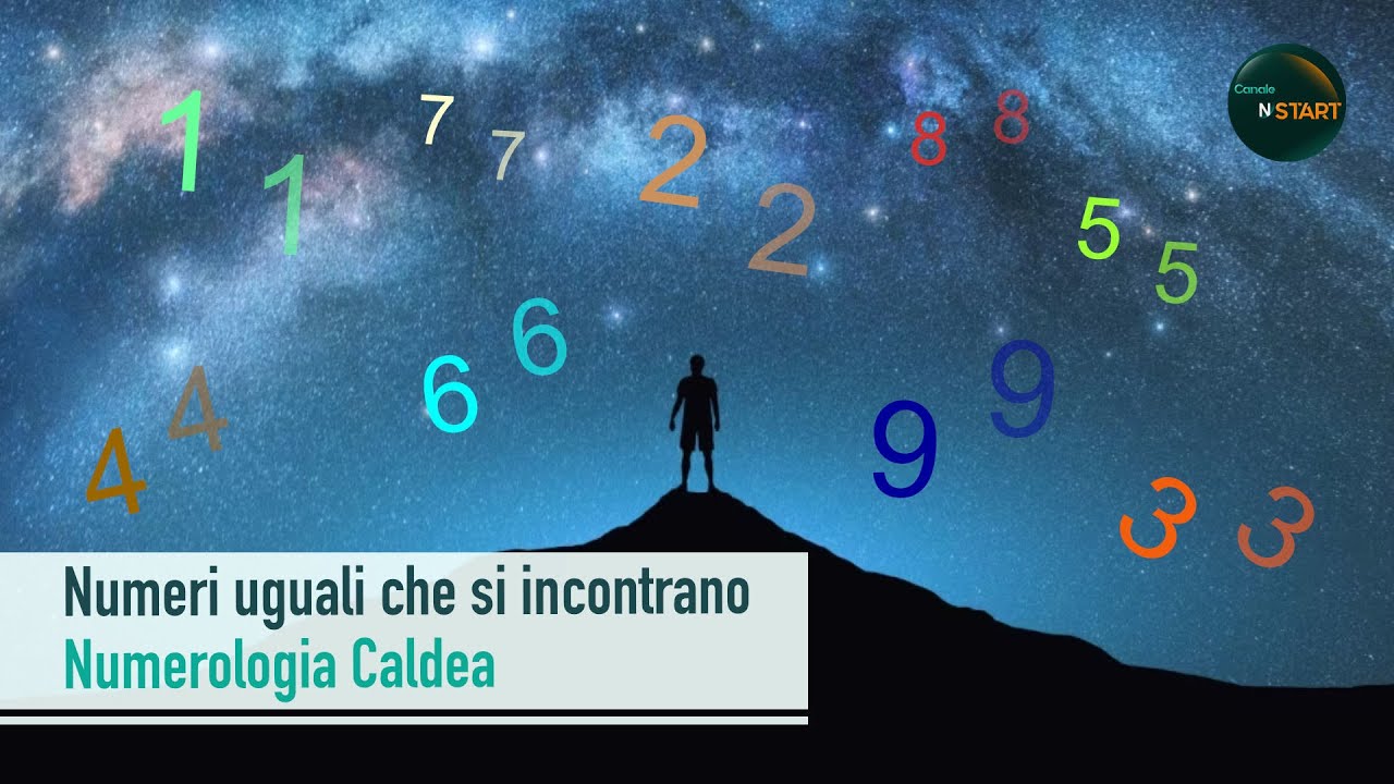 Numeri uguali che si incontrano - Numerologia Caldea - YouTube