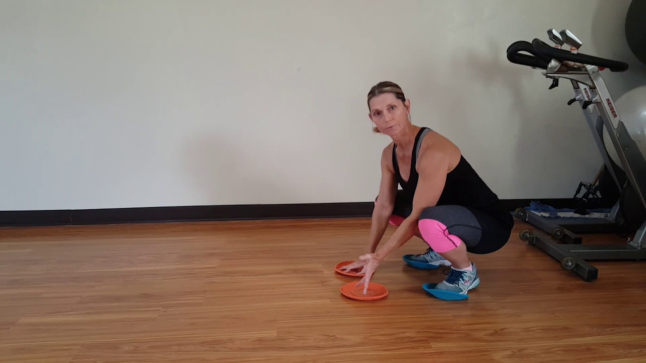 Slider Plank Push & Pull - YouTube