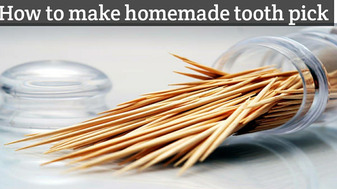 How to make# homemade toothpick# by hasini art & craft # 5 minutes ...