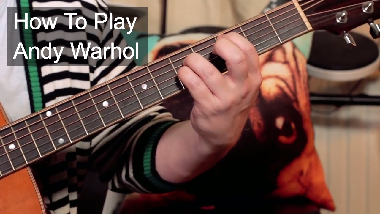 'Andy Warhol' David Bowie Guitar Lesson - YouTube
