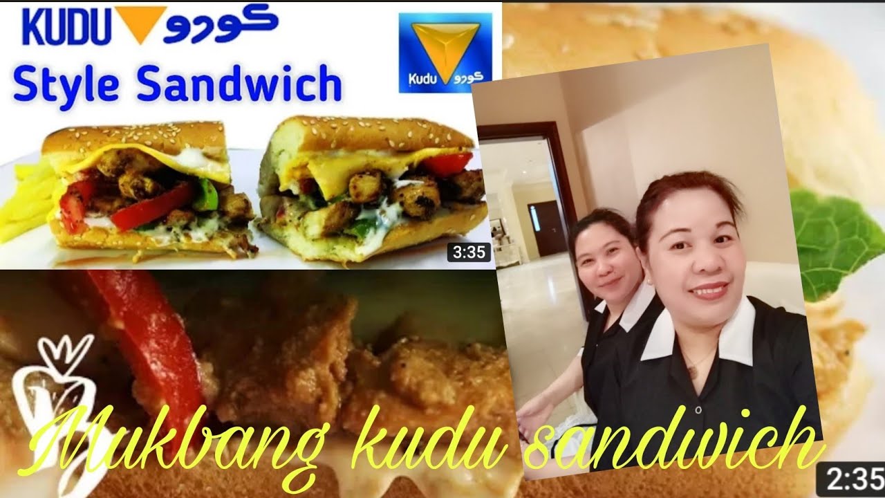 mukbang kudu sandwich - YouTube