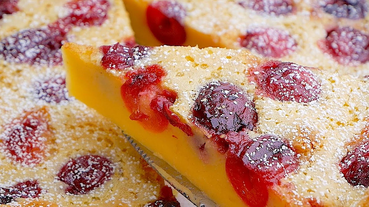 Cherry Clafoutis | French Custard Pie - YouTube