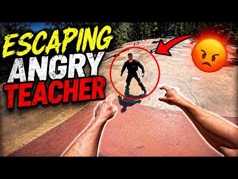 ESCAPING ANGRY TEACHER (Epic Parkour POV Chase) Part 1