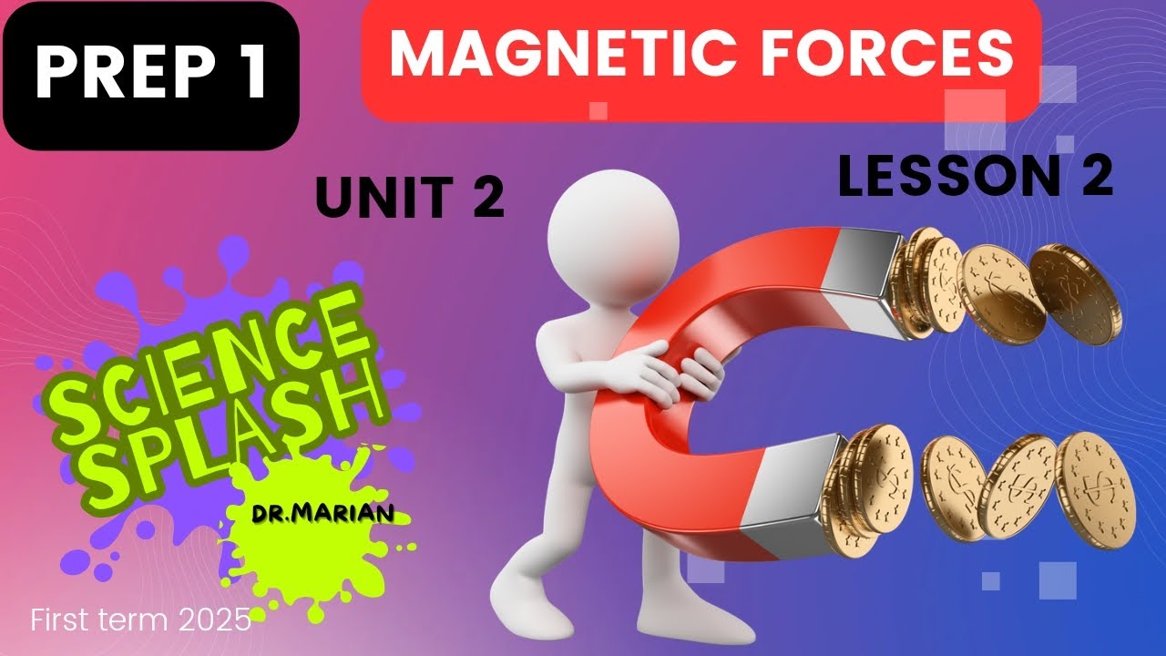 الصف الأول الاعدادي-Unit 2-Lesson 2-Magnetic forces-prep1 - YouTube