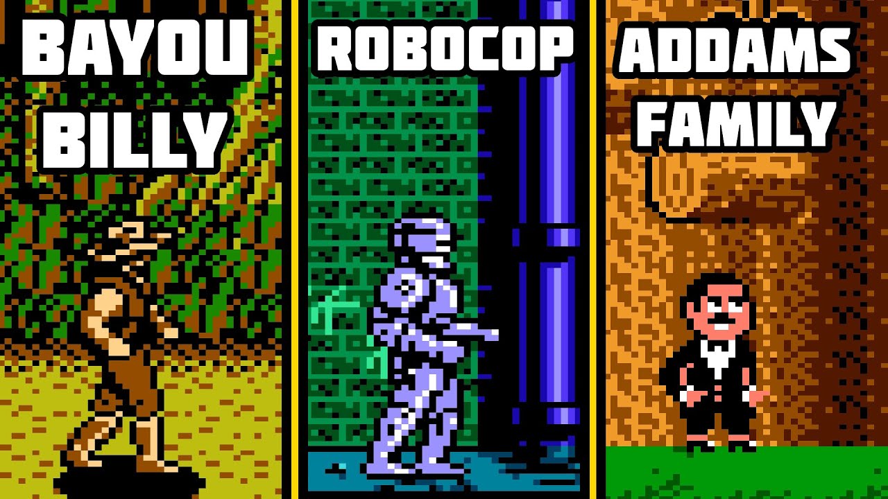 Bayou Billy, Robocop 3, Addams Family - Ретро Стрим Sega Dendy nes PS1 ...
