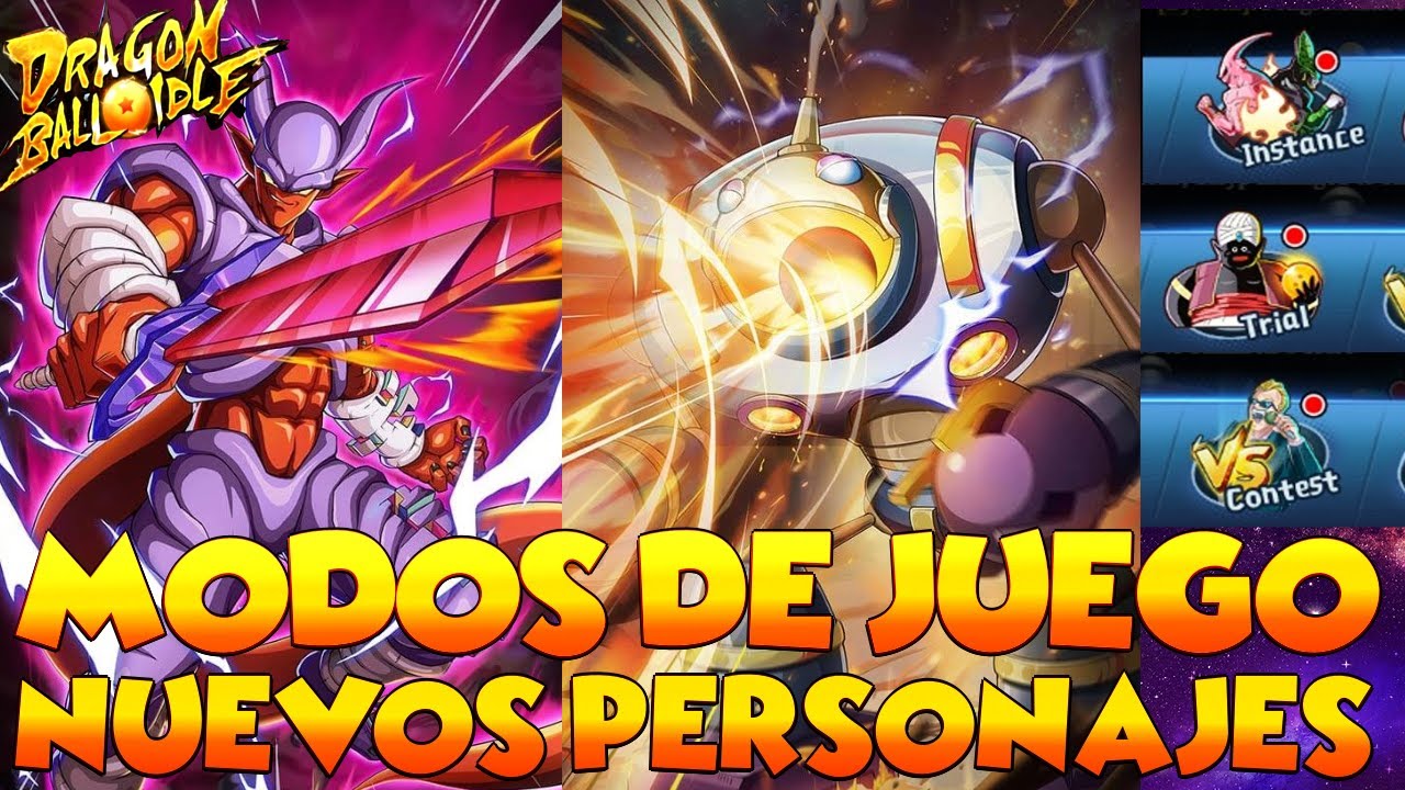 DRAGON BALL IDLE MODOS DE JUEGO Y NUEVOS PERSONAJES - YouTube