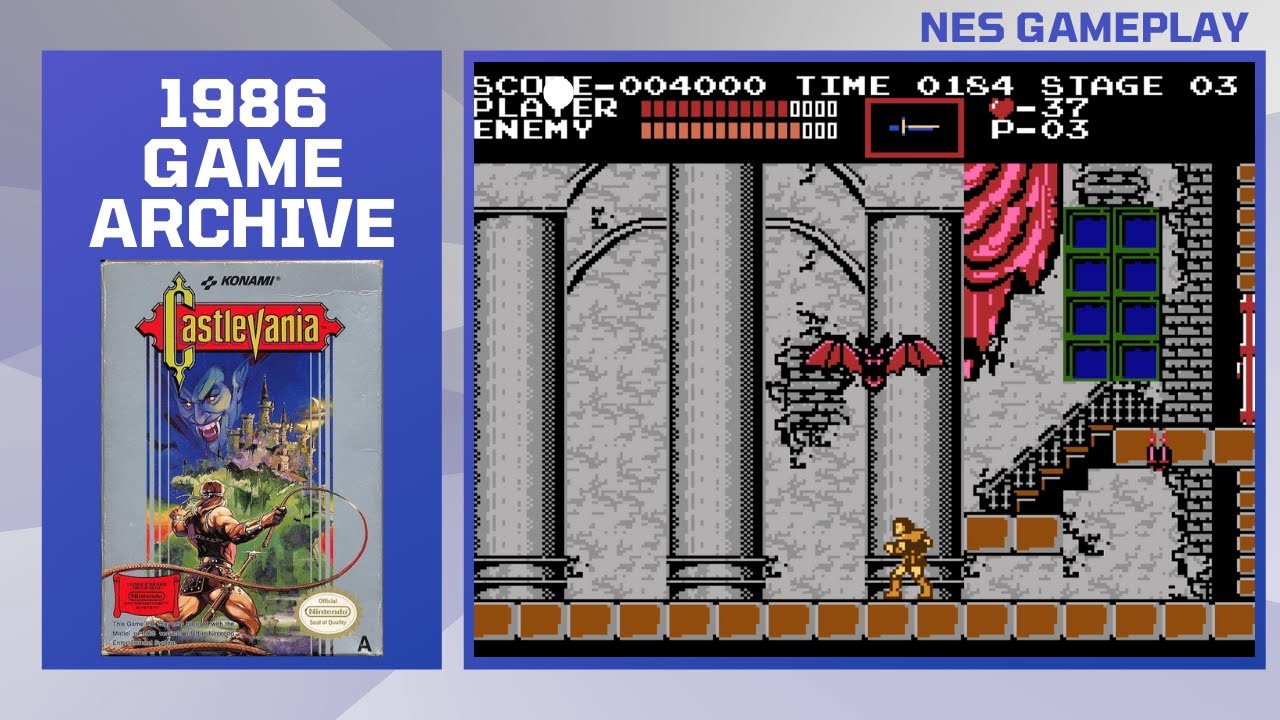 Castlevania (1986) NES, PS4, PS5 Gameplay / The First Minutes - YouTube