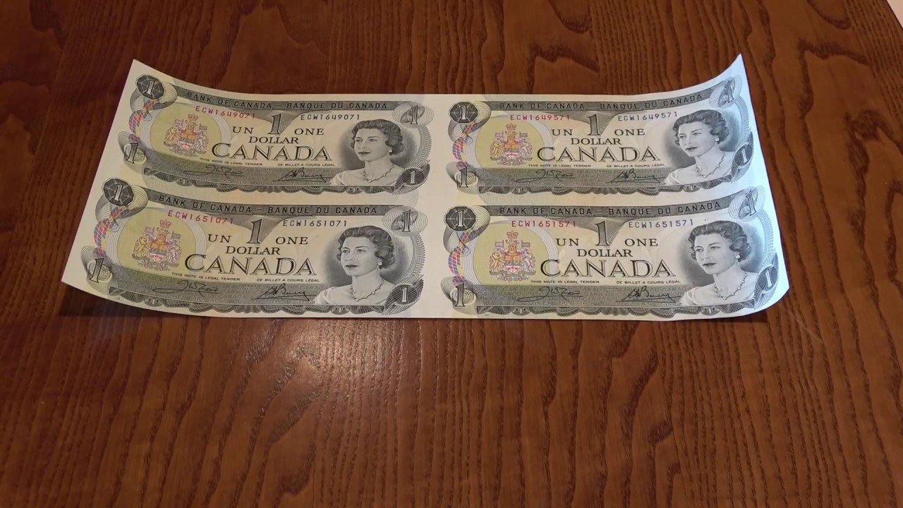 Uncut Banknotes - A Numismatic Oddity - YouTube