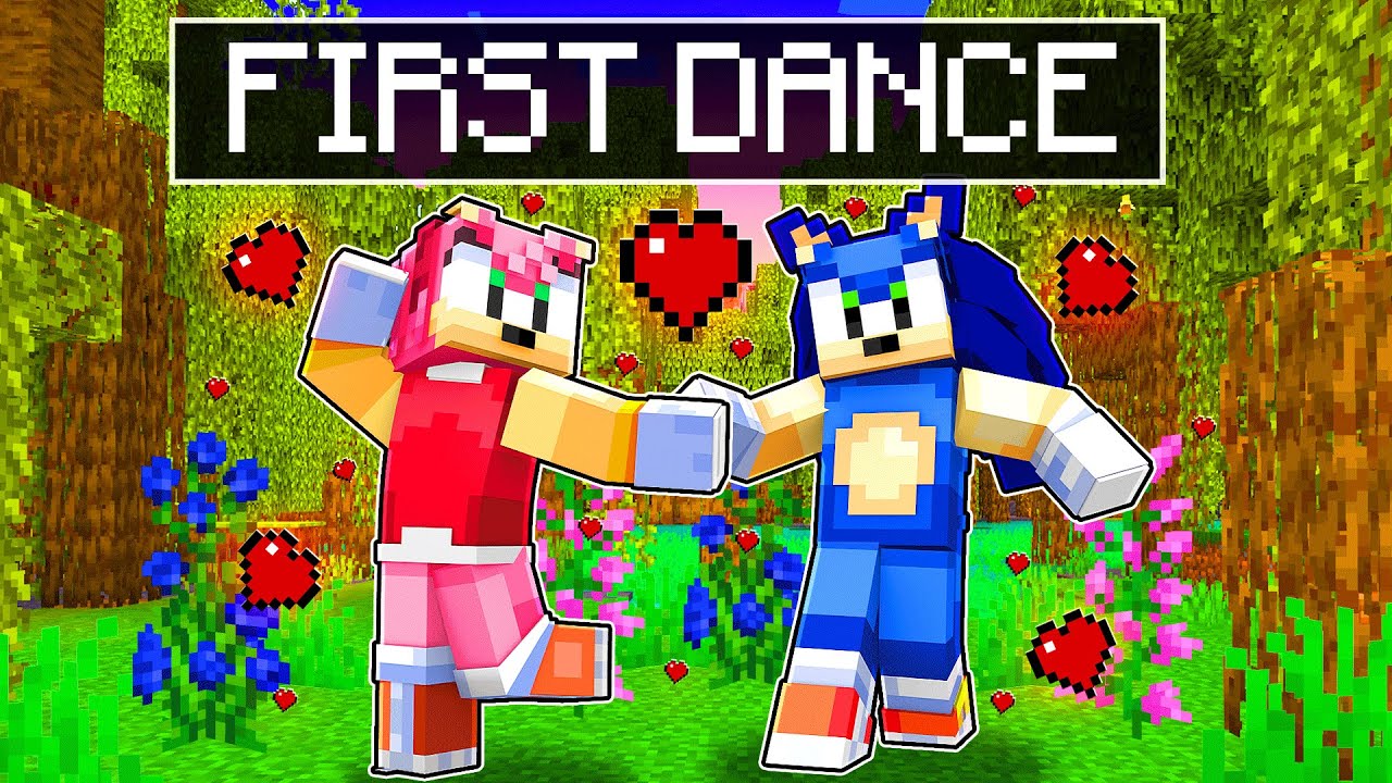 Sonic And Amy's FIRST DANCE! | Minecraft Sonic The Hedgehog 3 | [20 ...