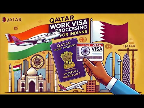 Qatar work visa processing for Indian - YouTube