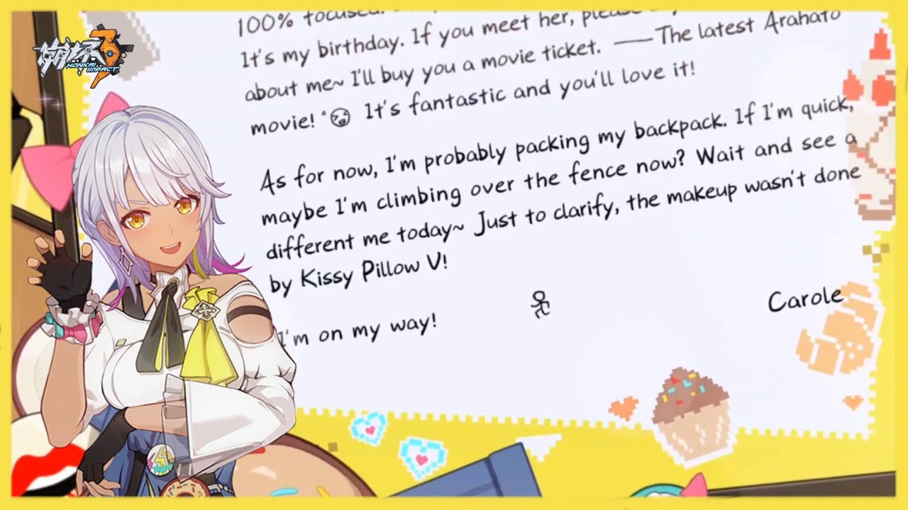 Carole Pepper Birthday Special CG [2022] | Honkai Impact 3 - YouTube