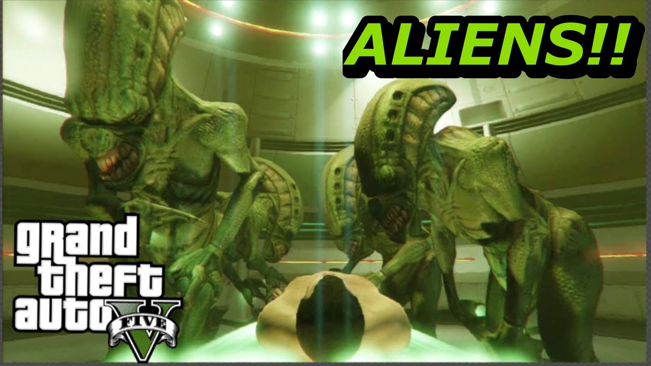 GTA 5 Michael Gets Abducted By Aliens - YouTube