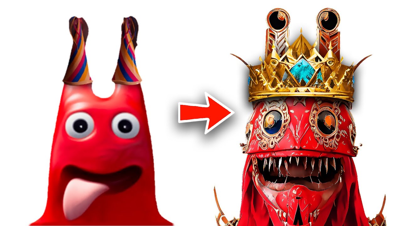 GARTEN OF BANBAN 2 as KING All Characters - YouTube