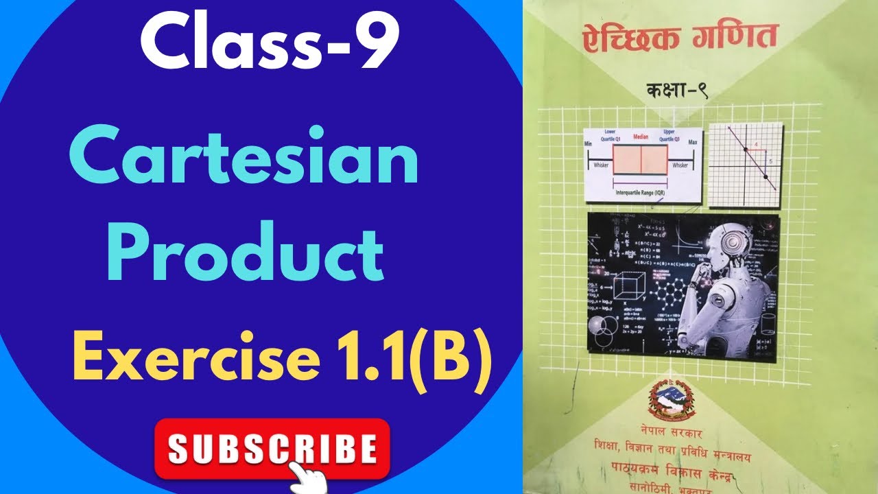 Class 9 optional math Cartesian product || Cartesian product New Book ...