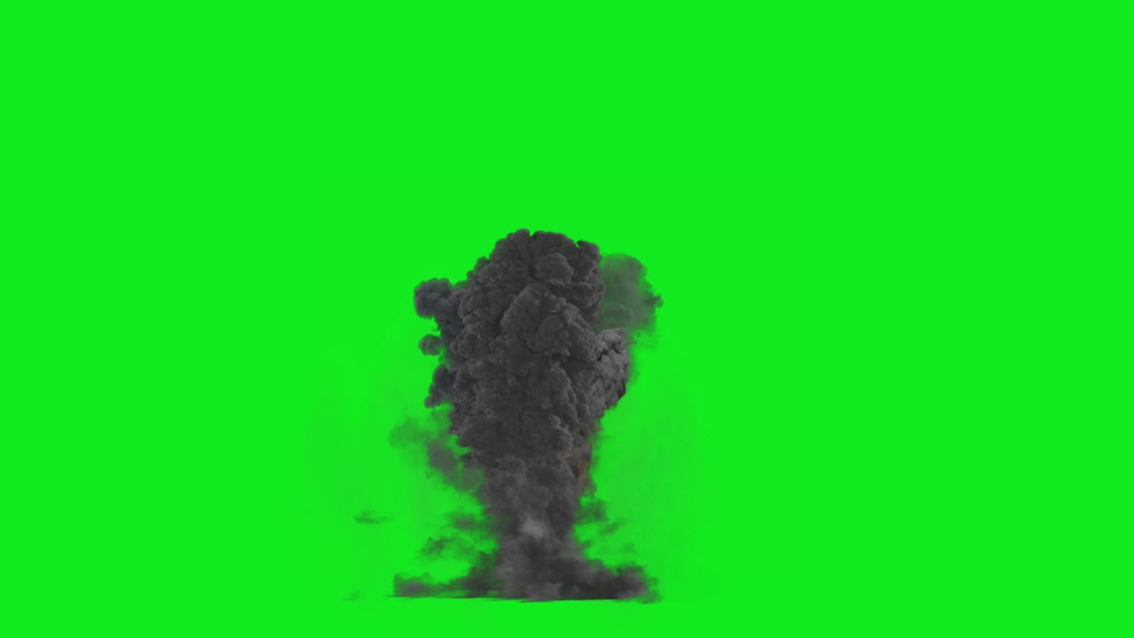 Bomb Explosion on Green Screen | Ledakan Bom di Green Screen (Royality ...