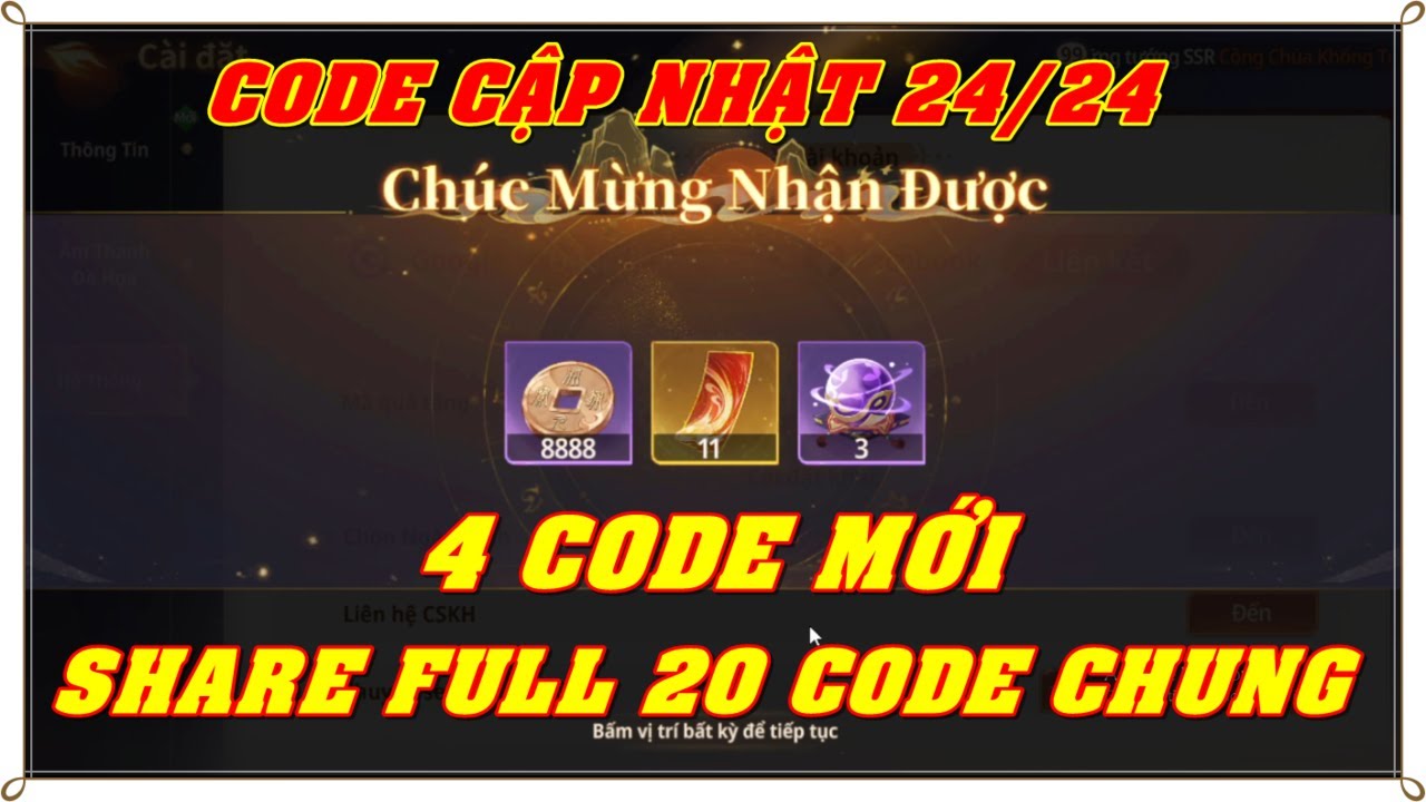 Gặp Lại Tây Du | 4 CODE MỚI - SHARE FULL 20 CODE CHUNG - NHẬP CODE MỎI ...