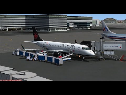 New York JFK Intl (KJFK) to Toronto Pearson Intl (CYYZ) FSX feelThere E ...