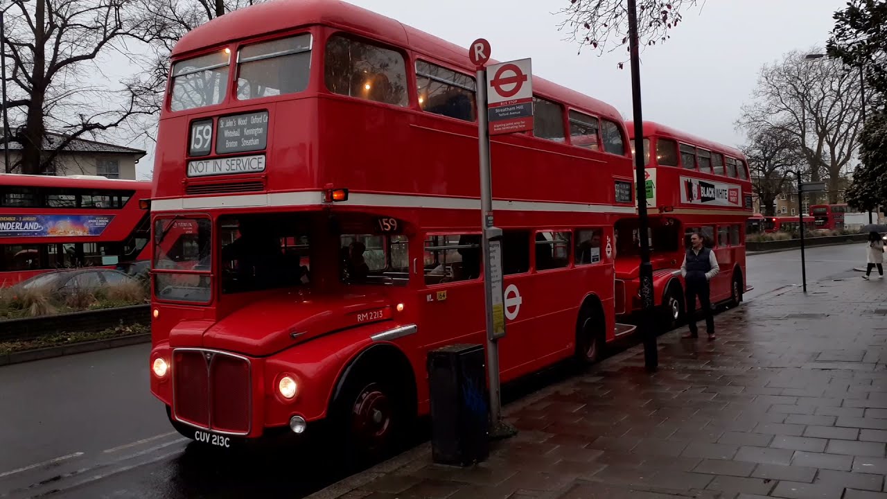 16th Anniversary of Routemasters leaving Route 159 - 6 Buses - at ...