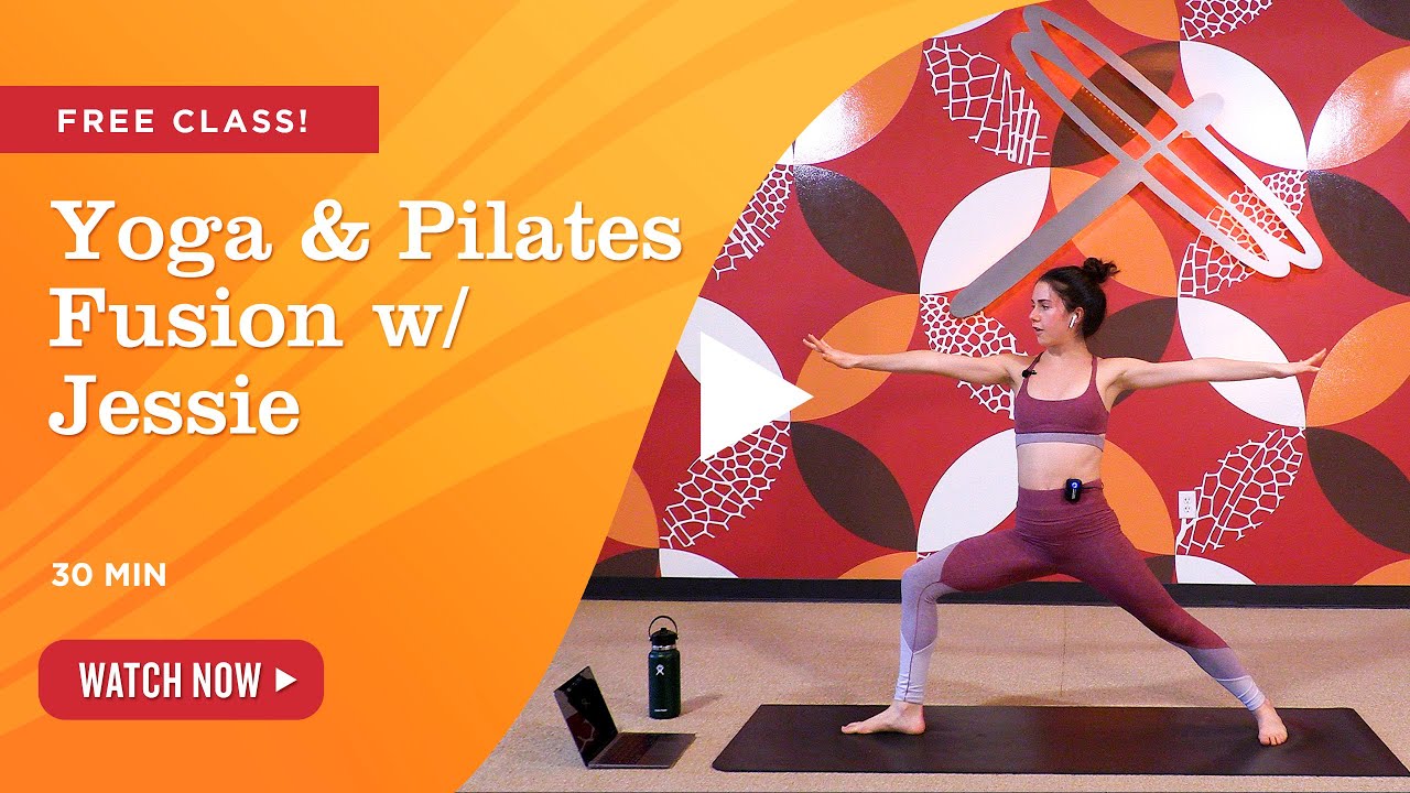 FREE CLASS - 30 Min Yoga & Pilates Fusion w/ Jessie - YouTube