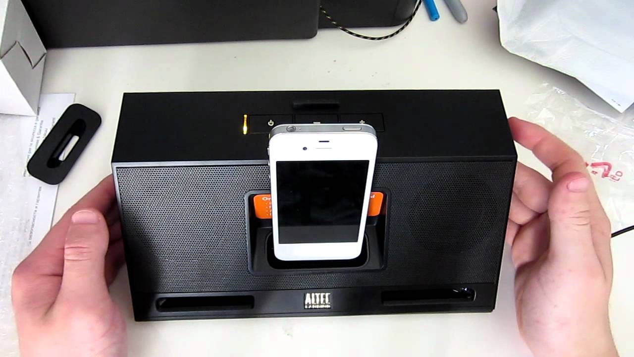Altec Lansing IMT320 iPod/iPhone Speaker Dock Part 3 - YouTube