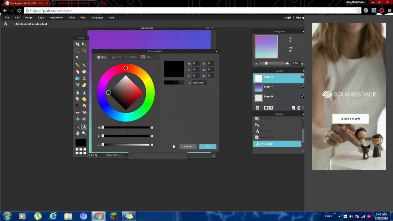 how to make a youtube profile picture on pixlr - YouTube