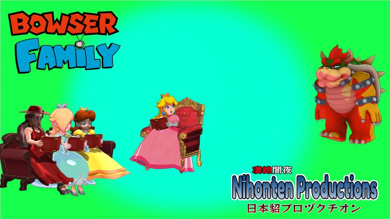 【MMD】Bowser's Family : Bowser (Peter) and Peach's (Lois) Book Club ...