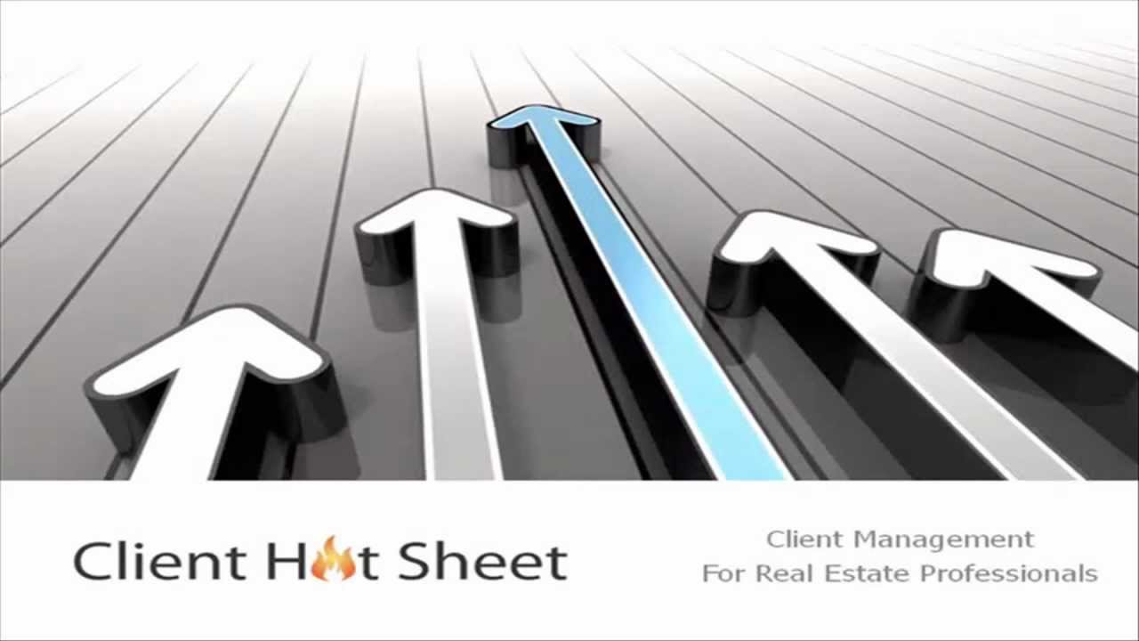 Client Hot Sheet - Client Management for Real Estate - YouTube