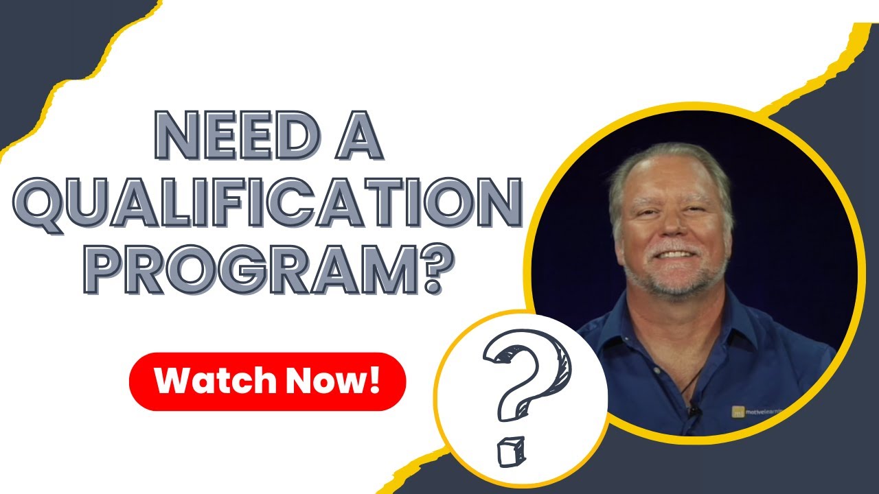 Why do you need a Qualification Program? - YouTube