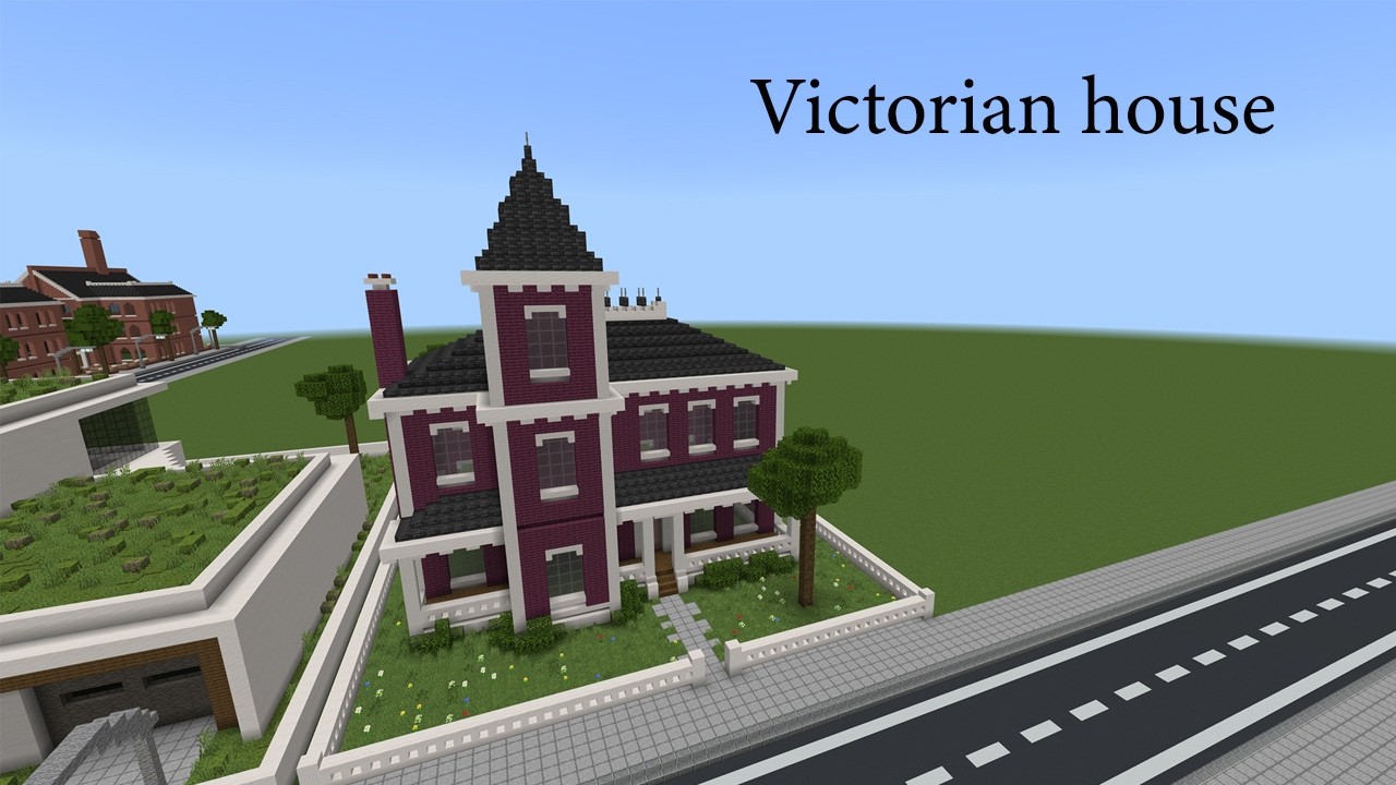 Victorian House Build | Minecraft Time-Lapse - YouTube