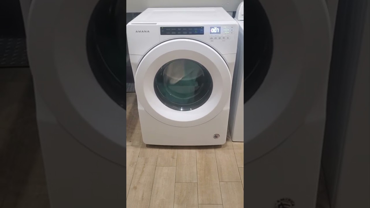 Amana front load NFW 5800 washing machine #lavadora - YouTube