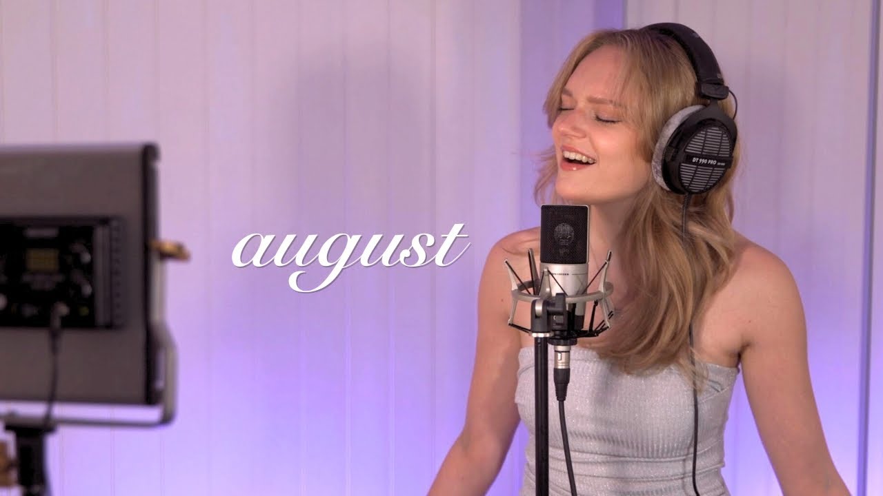 august by Taylor Swift (cover) - YouTube
