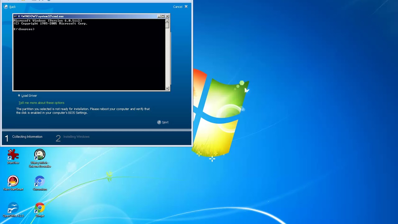 Windows Server Longhorn Build 5112 Core x86 fre - YouTube